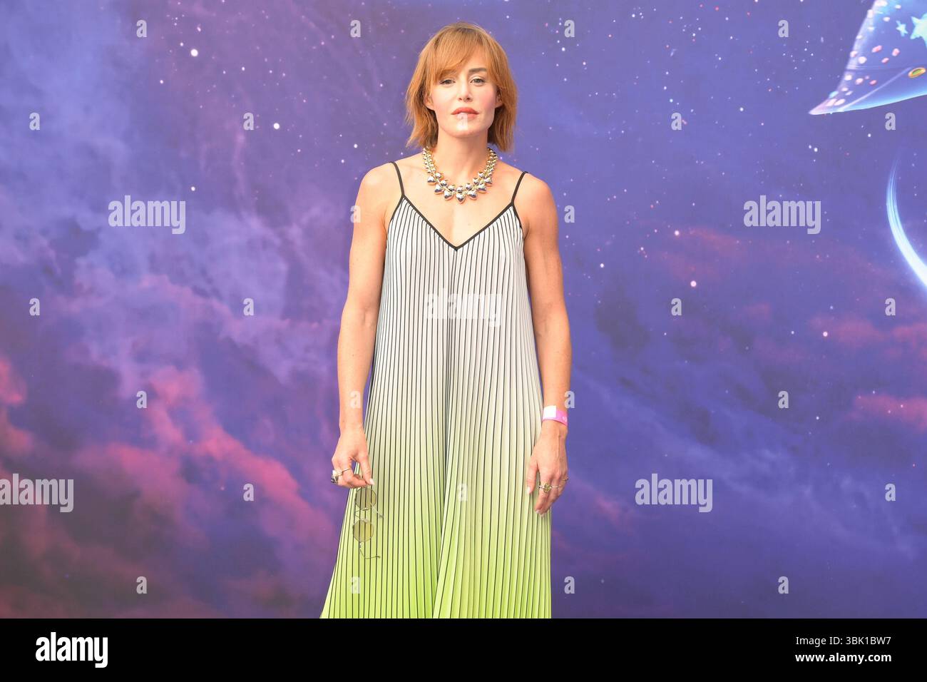 Alice Arcuri attends the blue carpet premiere of the Disney movie Elio ...