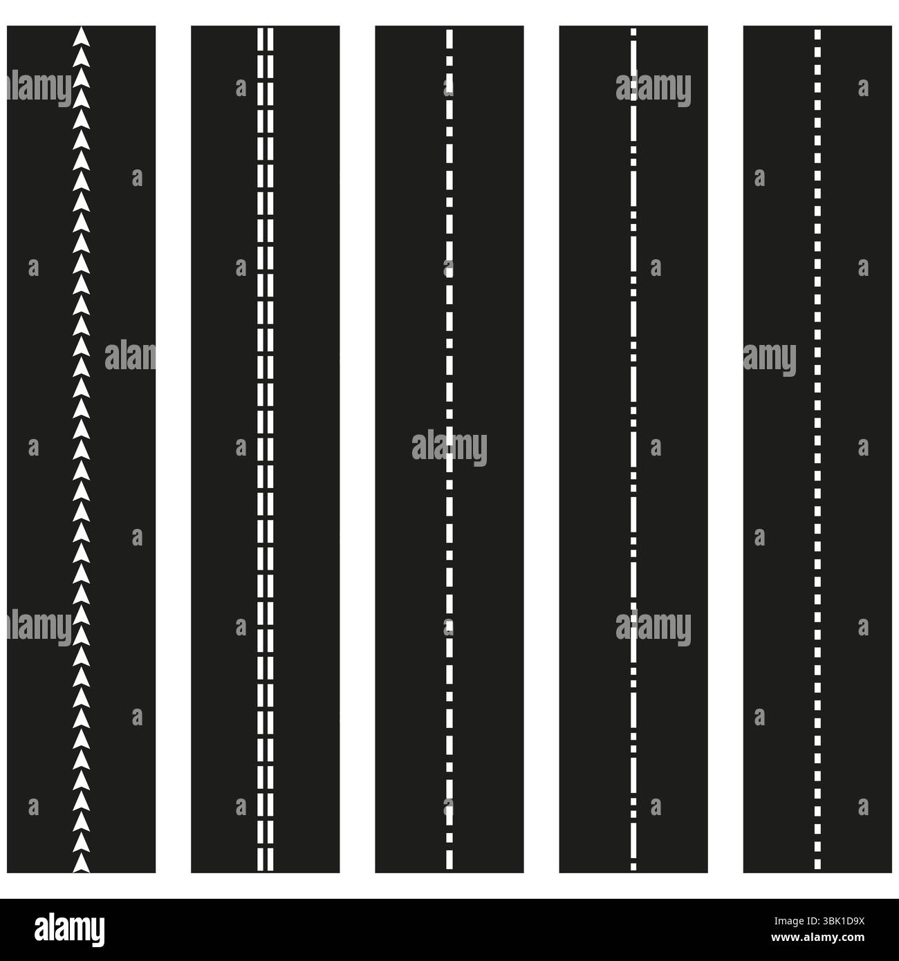 Pavement marking arrow Stock Vector Images - Alamy