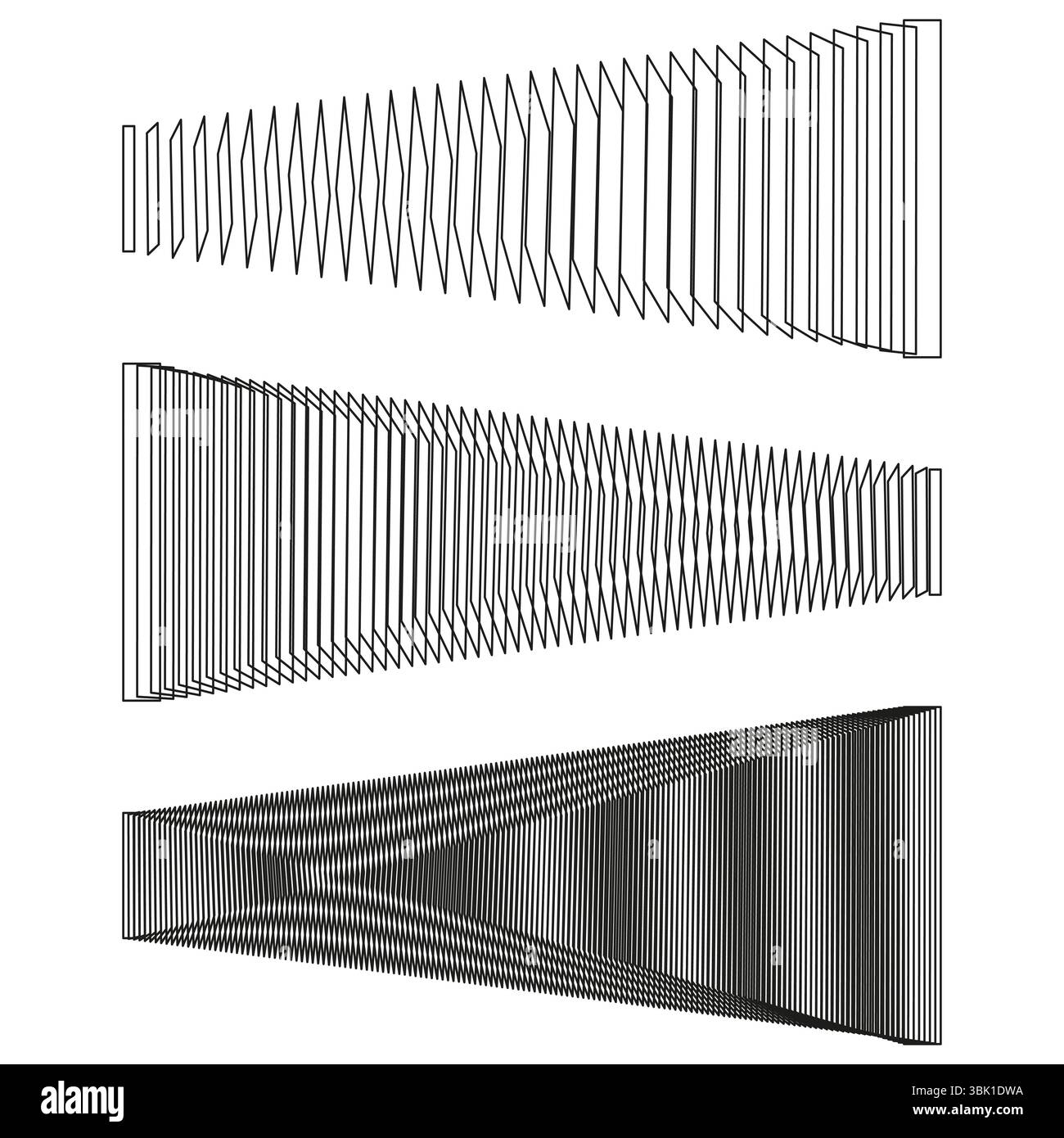 Trapezoid optical illusion Stock Vector Images - Alamy