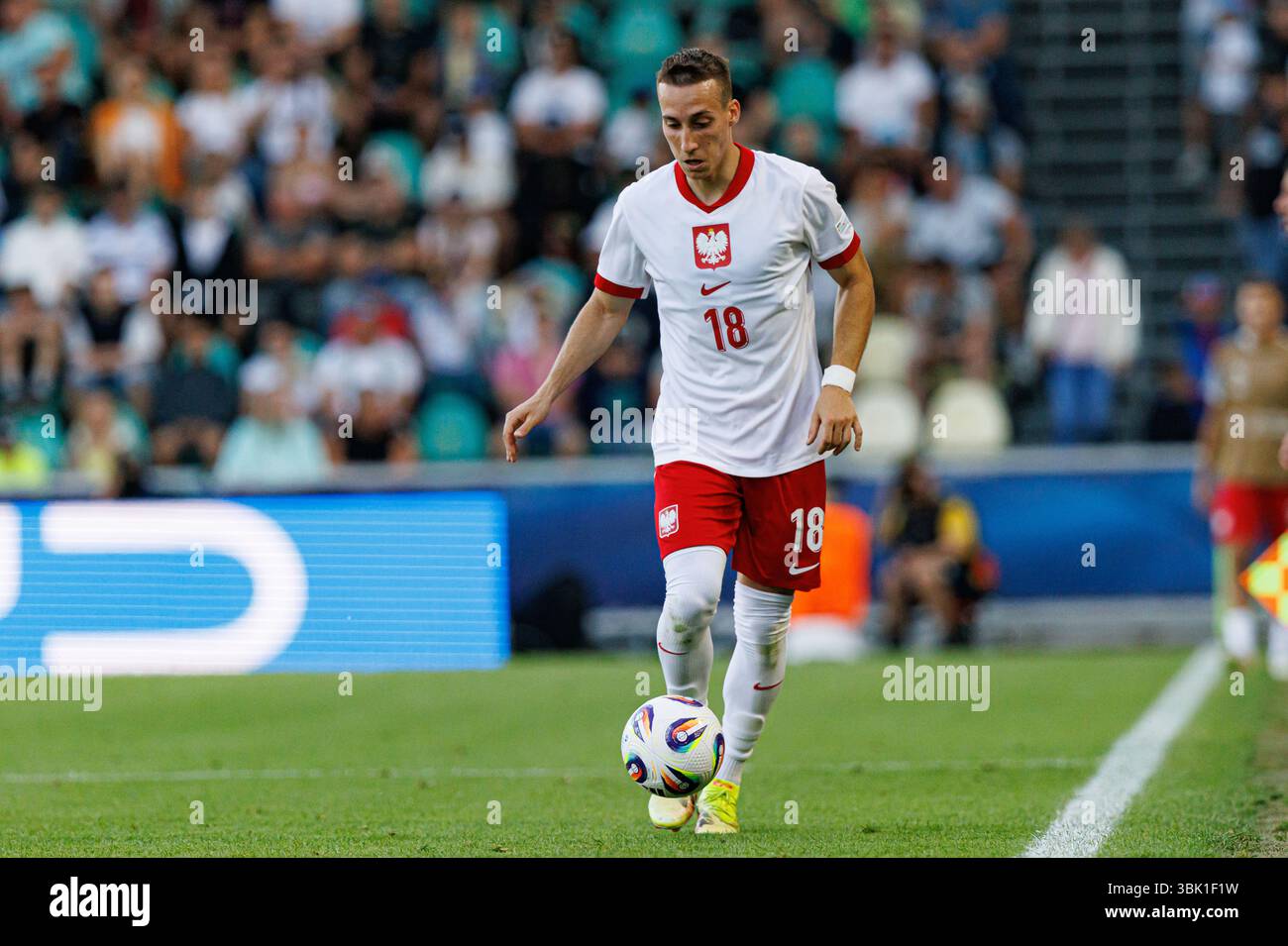 Dominik Marczuk seen during UEFA Euro U-21 2025 game between national ...