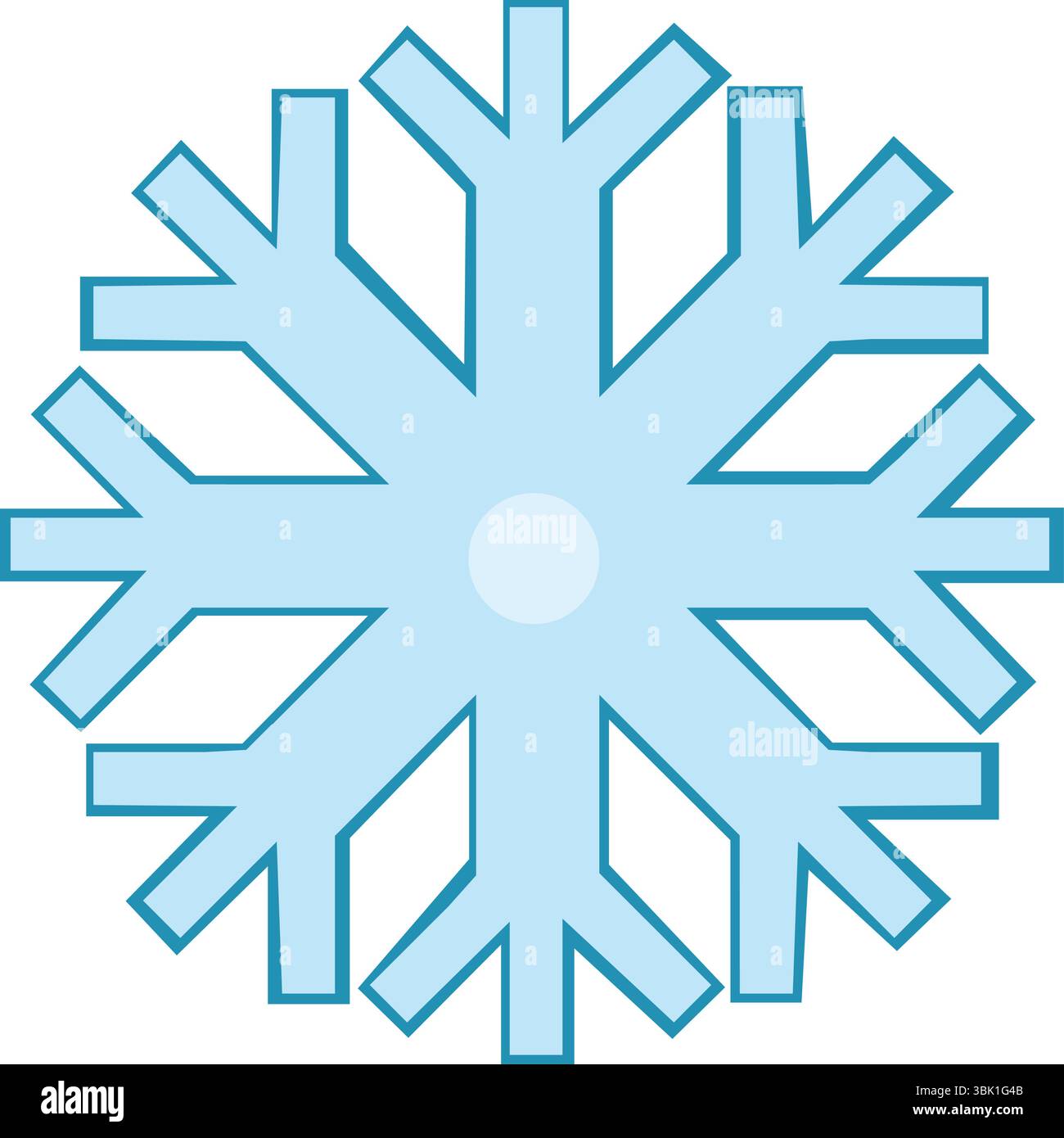 vector illustration snowflake winter season decoration Stock Vector ...