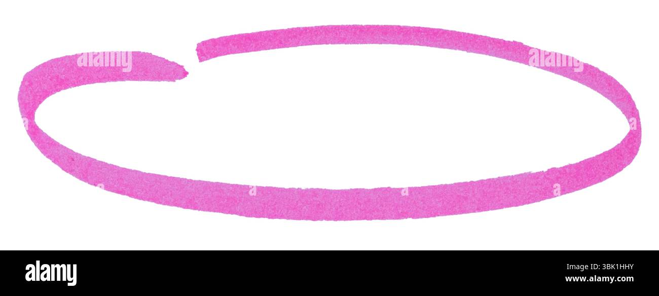 Hand drawn oval highlight hi-res stock photography and images - Alamy