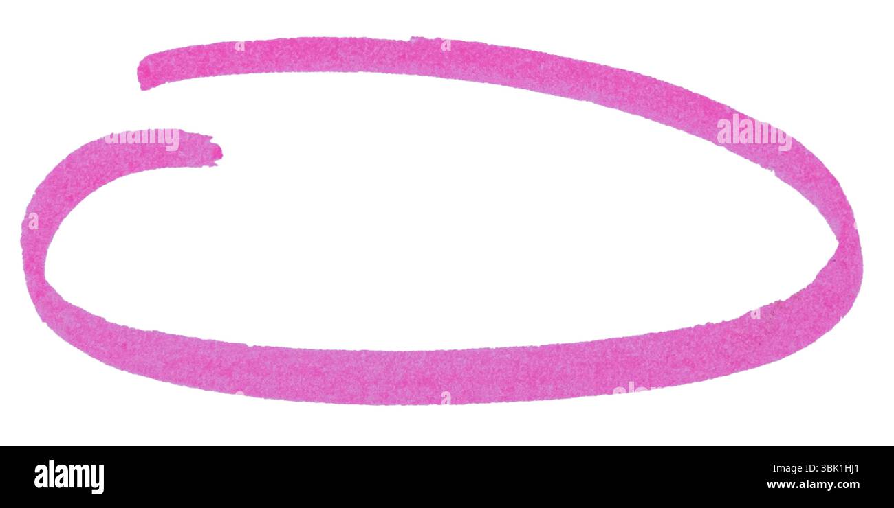 Hand drawn oval highlight hi-res stock photography and images - Alamy