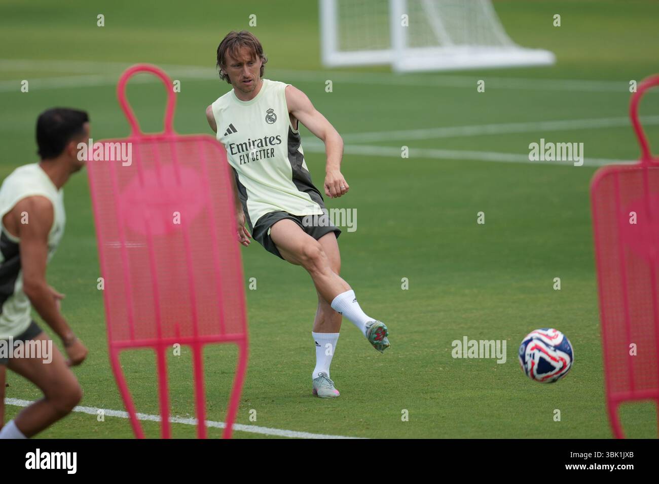 Miami. 17th June, 2025. Luka Modric of Real Madrid attends a training ...