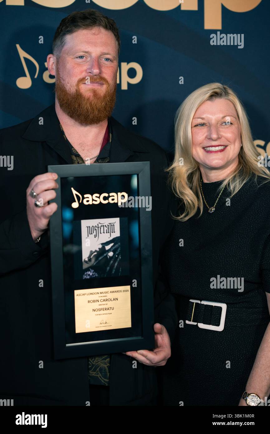 London, UK. 17th June, 2025. Robin Carolan and Elizabeth Matthews ...