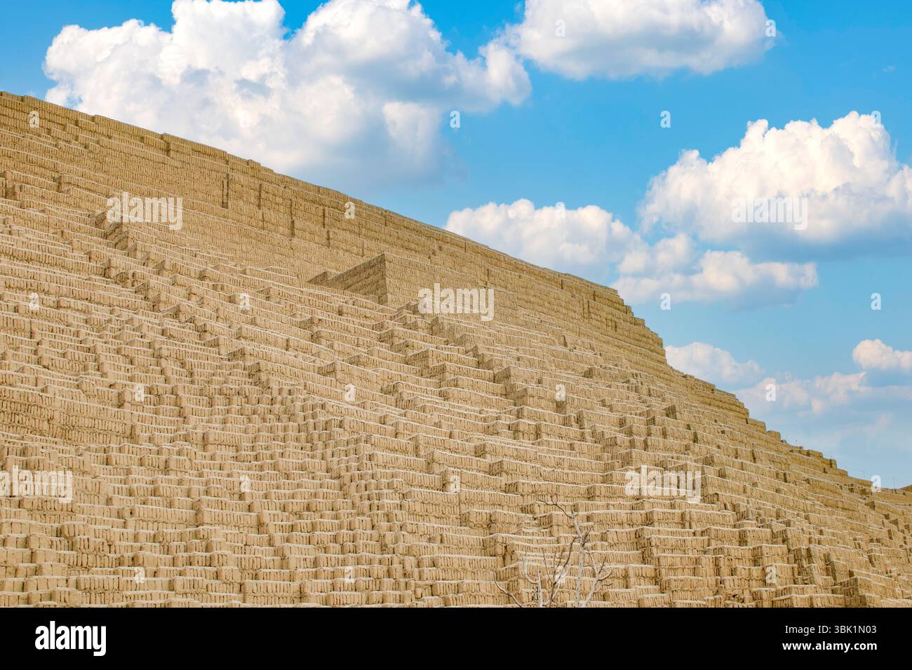 The Huaca Pucllana, also Huaca Juliana is a great adobe and clay ...
