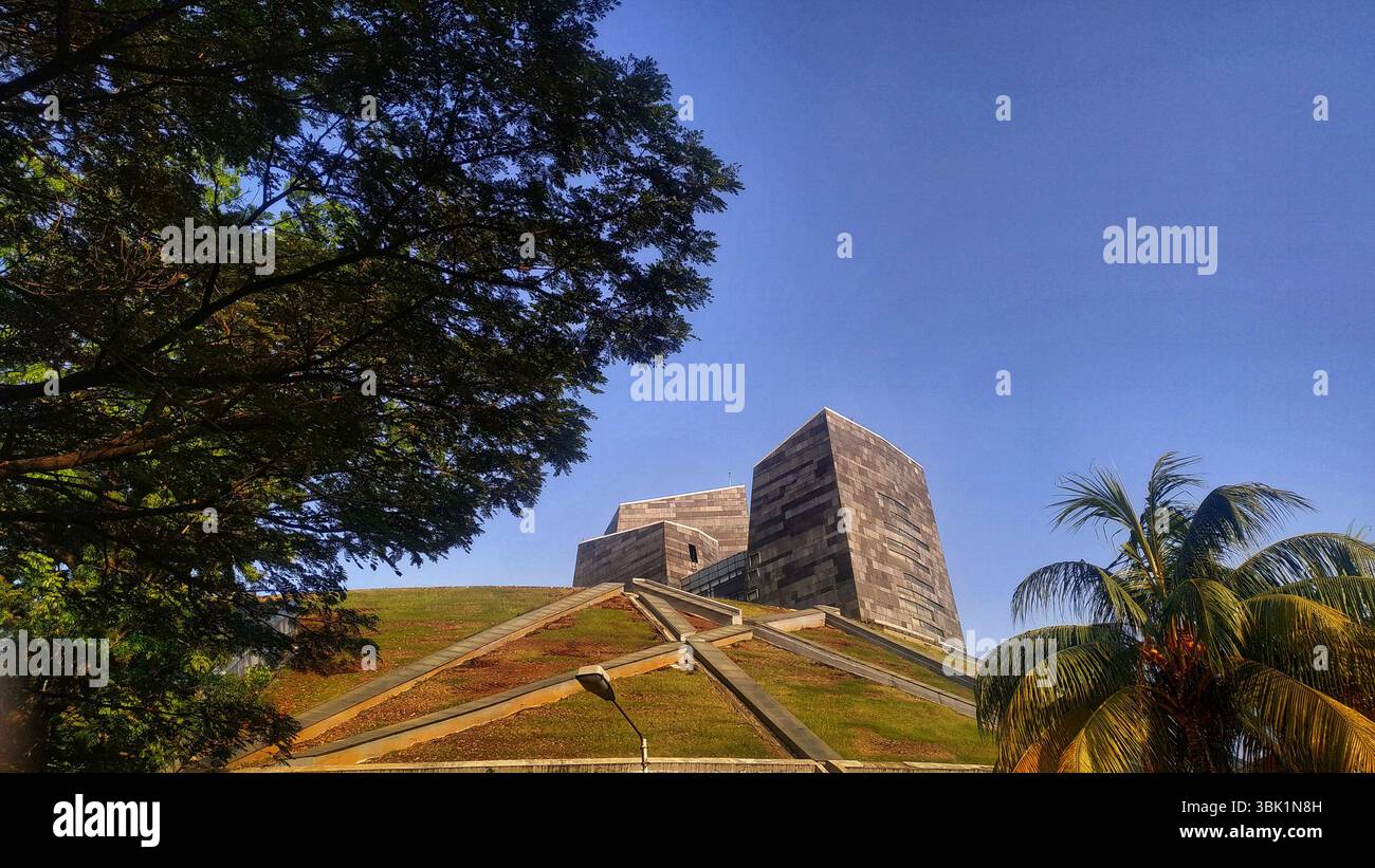 Striking modern architecture at the University of Indonesia, featuring ...