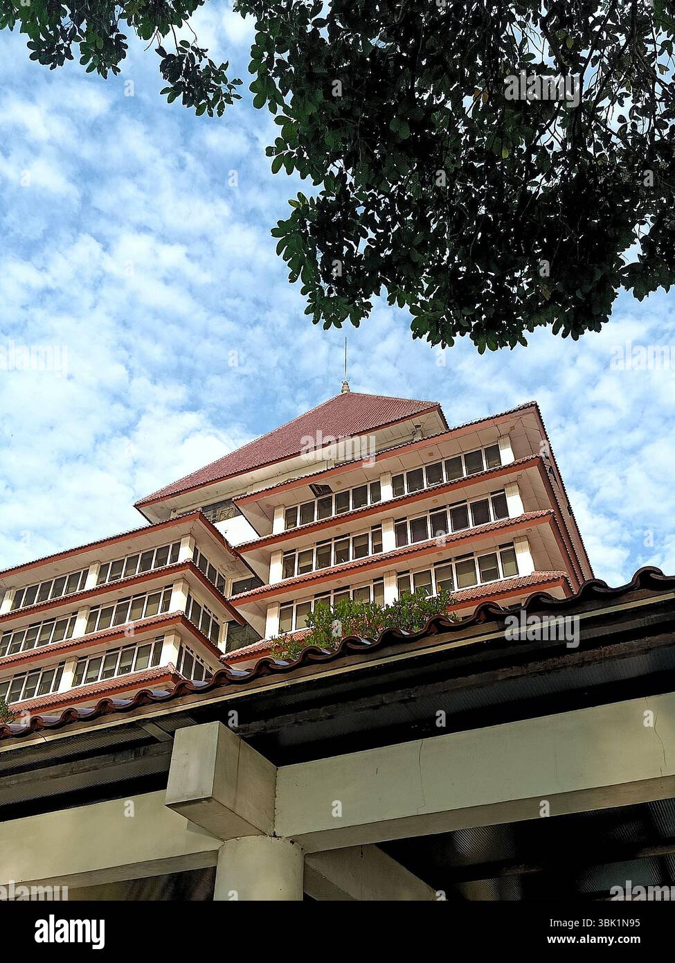 Striking modern architecture at the University of Indonesia, featuring ...