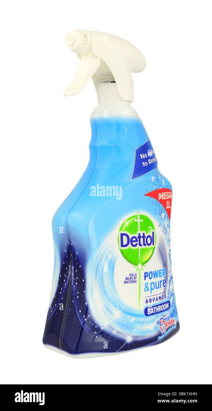Dettol power and pure advance bathroom cleaner in a 1 litre trigger ...