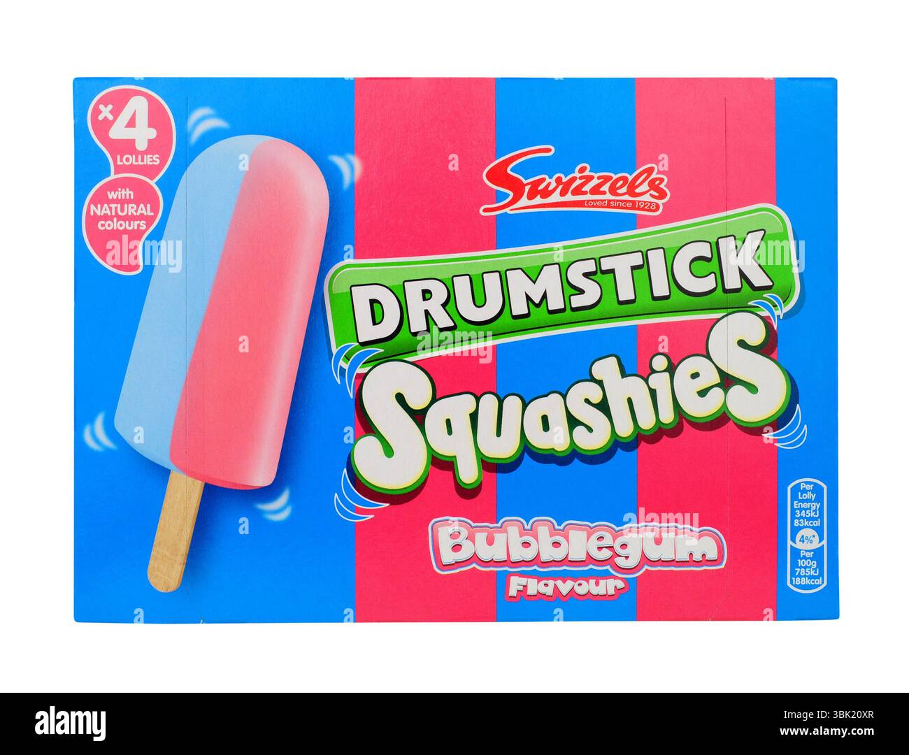 Swizzels Matlow drumstick squashies bubble gum favoured ice cream ...