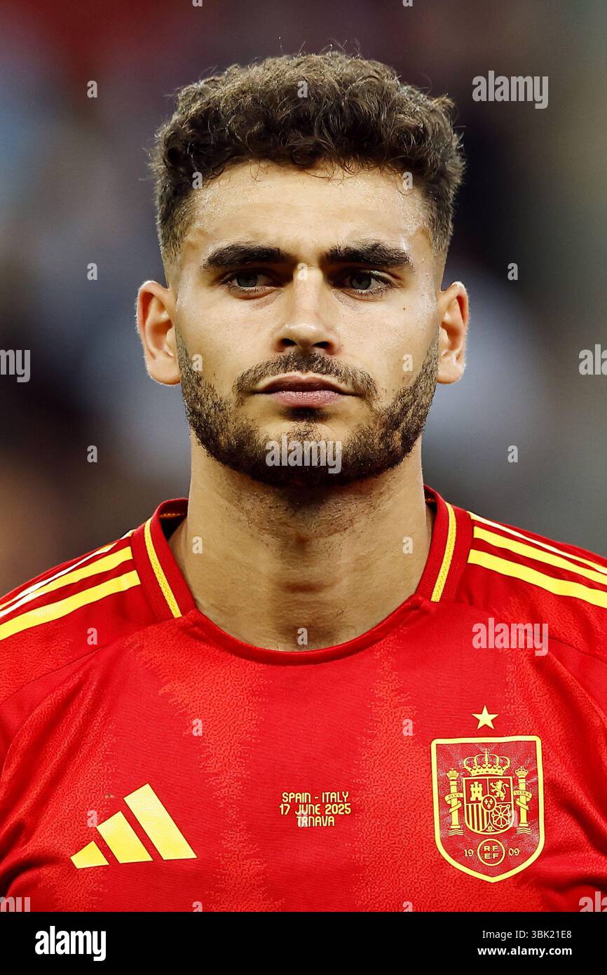 the Anton Malatinsky Stadium, Trnava, Slovakia. 17th June, 2025. Andres ...