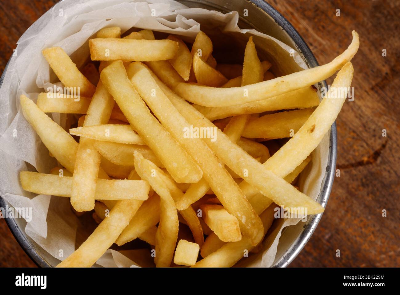 Crispy french fries served hi-res stock photography and images - Alamy