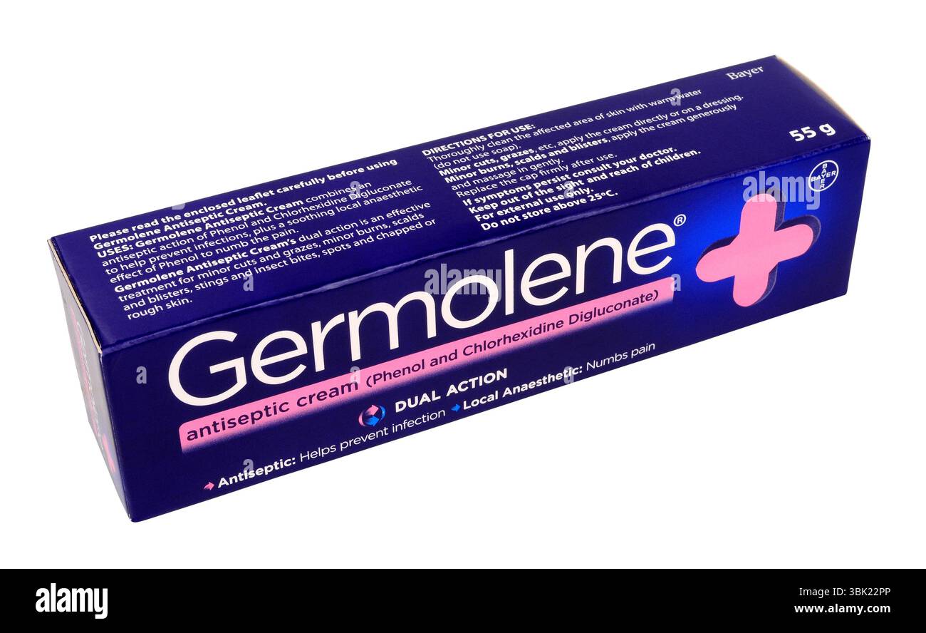 Germolene duel action antiseptic cream with local anaesthetic in a 55g ...