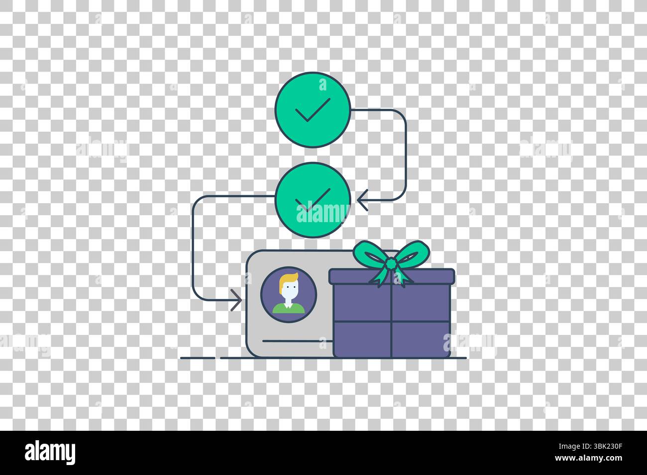 Account id verification icon Stock Vector Images - Alamy