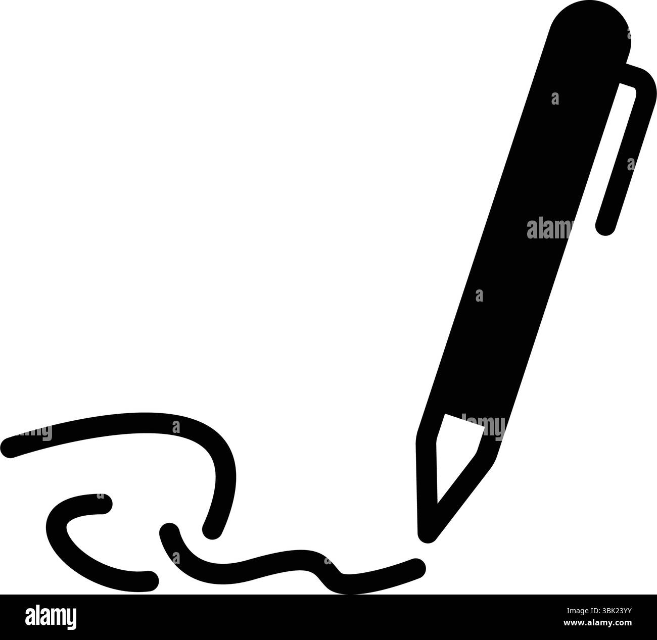 Icon for signature, identifying Stock Vector Image & Art - Alamy