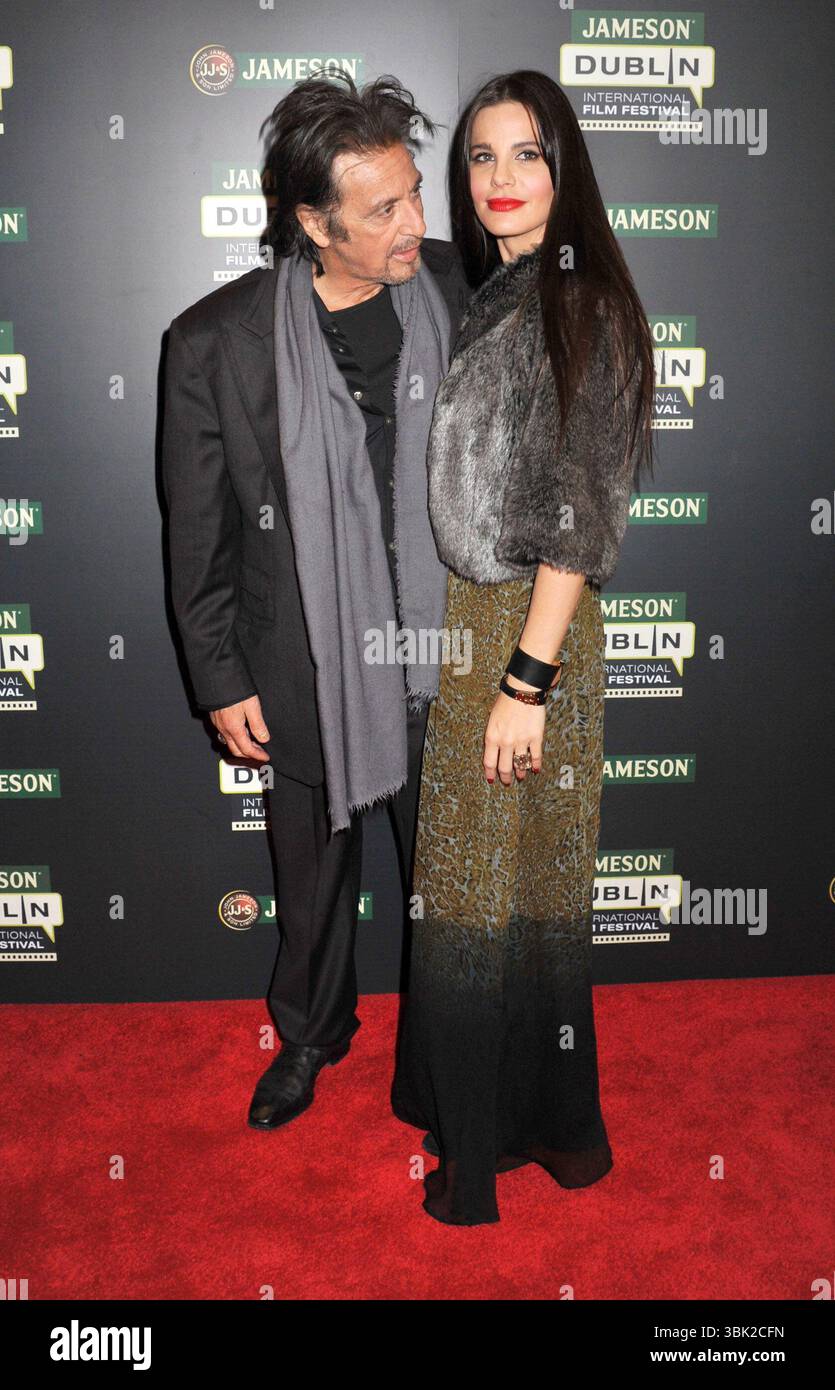 Al Pacino and his girlfriend Lucila Polak at a screening of 'Wilde ...