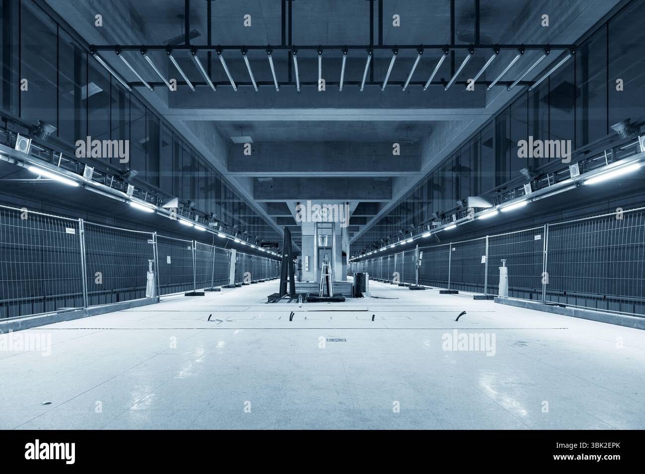 Subway station in a big city angle shot hi-res stock photography and ...