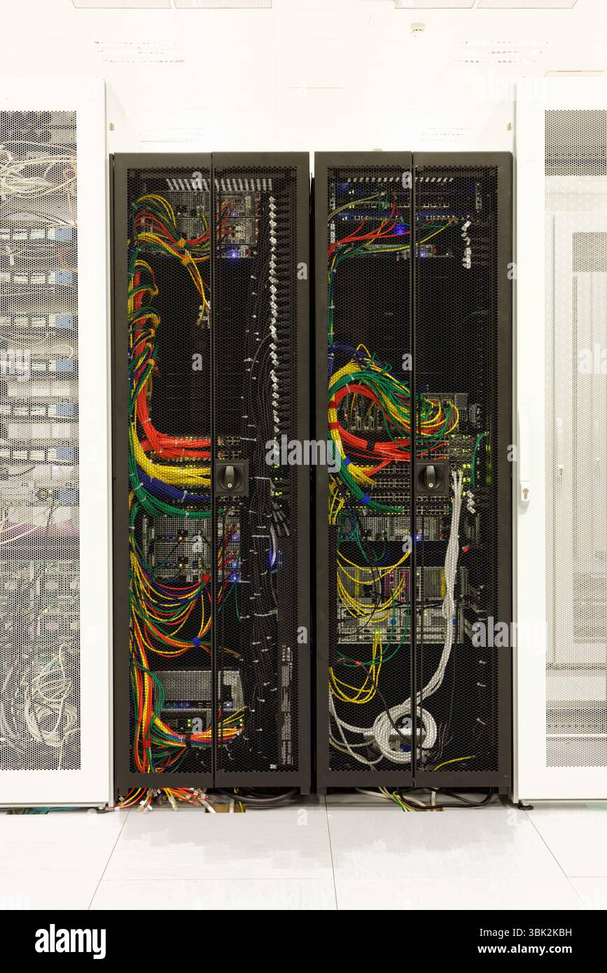 Communication network wires in hi-res stock photography and images - Alamy