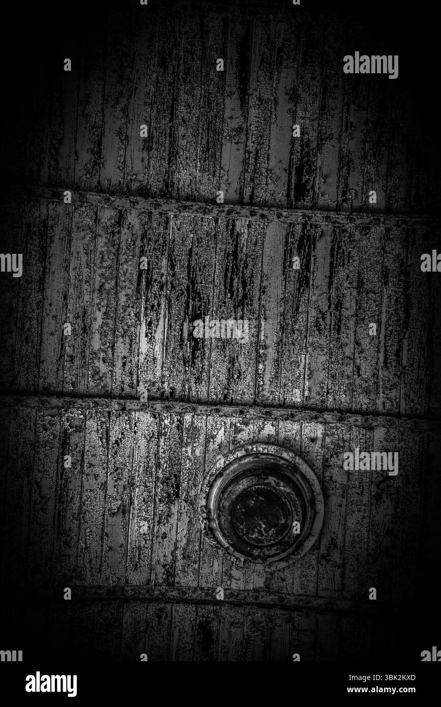 Wooden roof background texture Black and White Stock Photos & Images ...