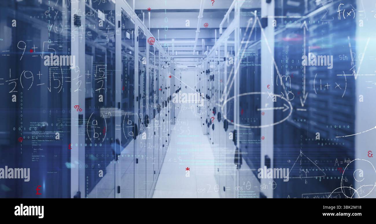 Modern data center blinking led hi-res stock photography and images - Alamy