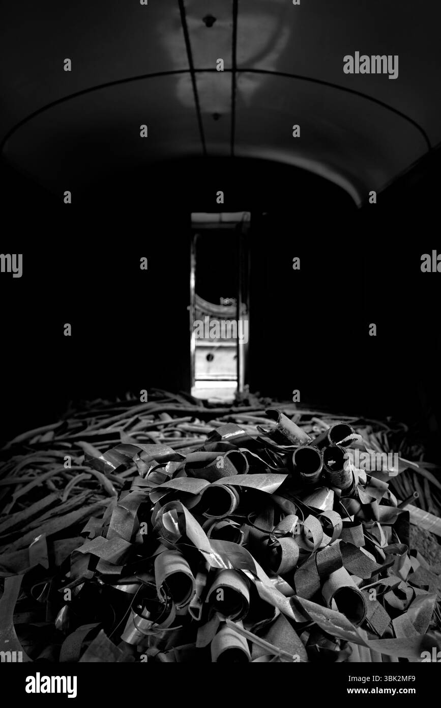 Damage to metal Black and White Stock Photos & Images - Alamy