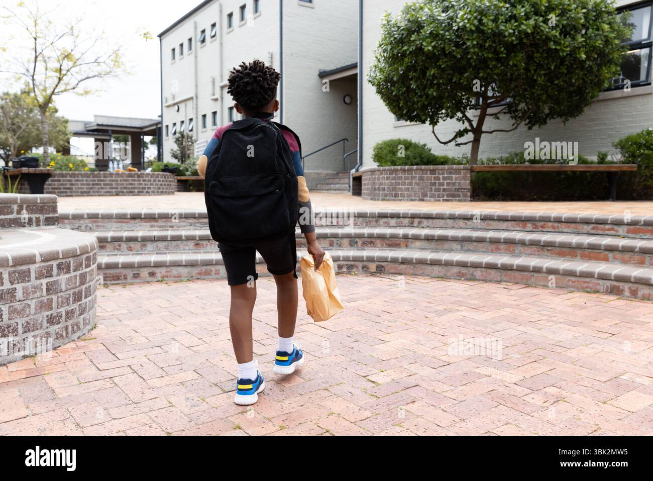 Boy school bag hi-res stock photography and images - Alamy
