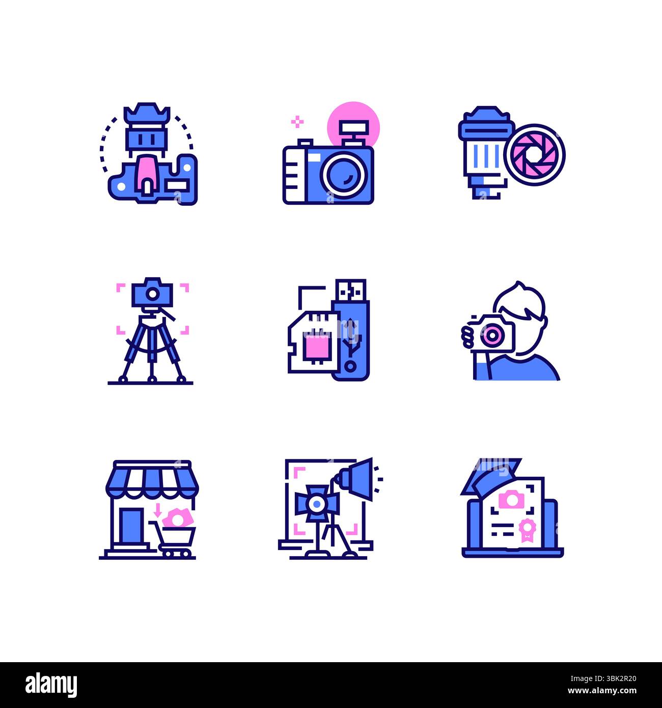 Photo studio concept art Cut Out Stock Images & Pictures - Alamy