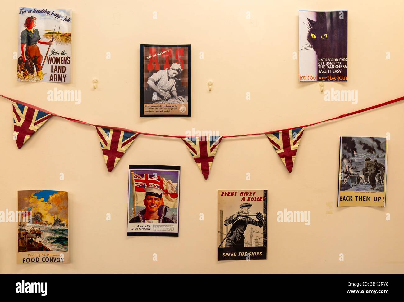 Exhibition of 1940s government public information wartime propaganda ...