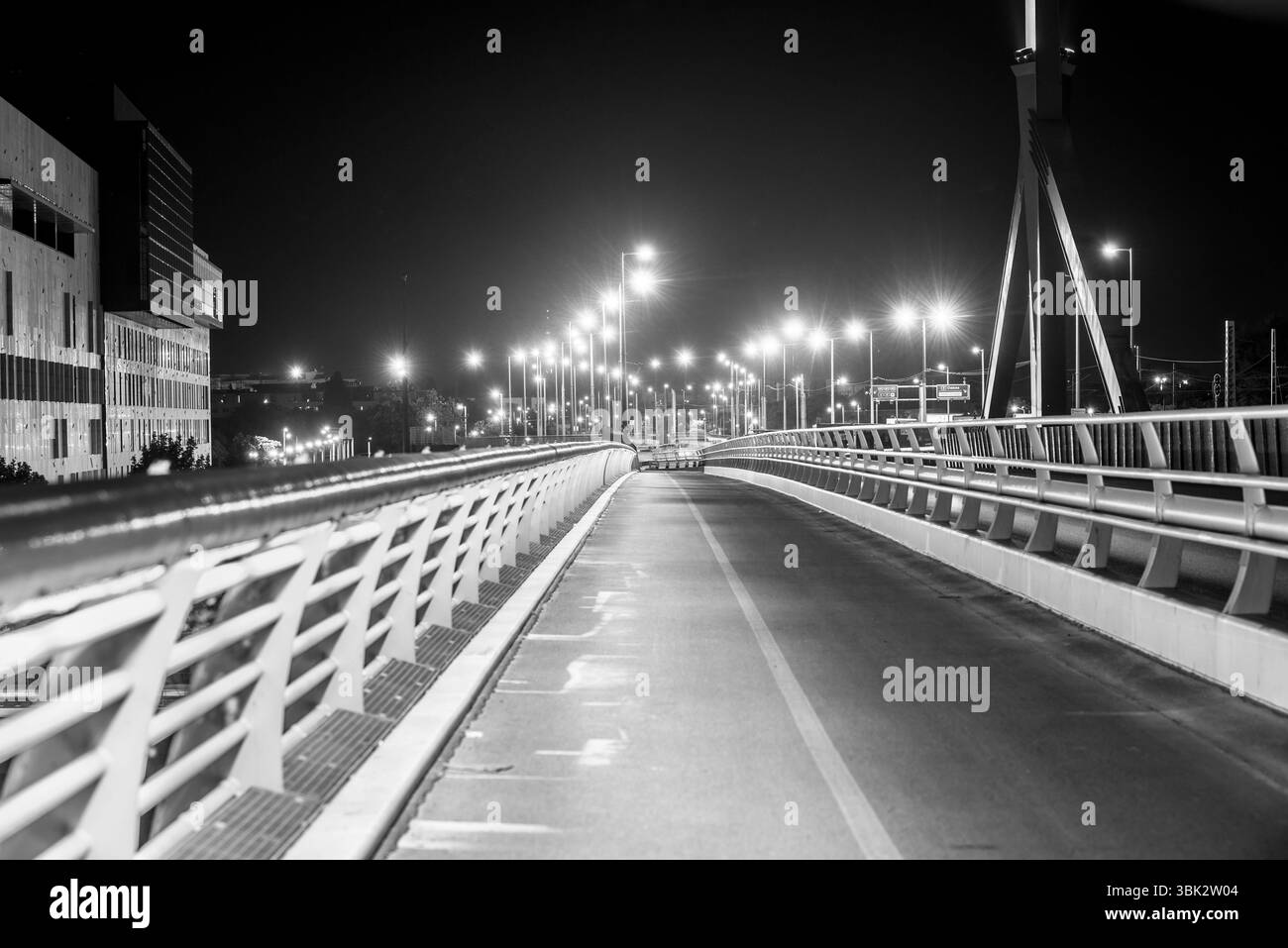 Night car photo Black and White Stock Photos & Images - Alamy