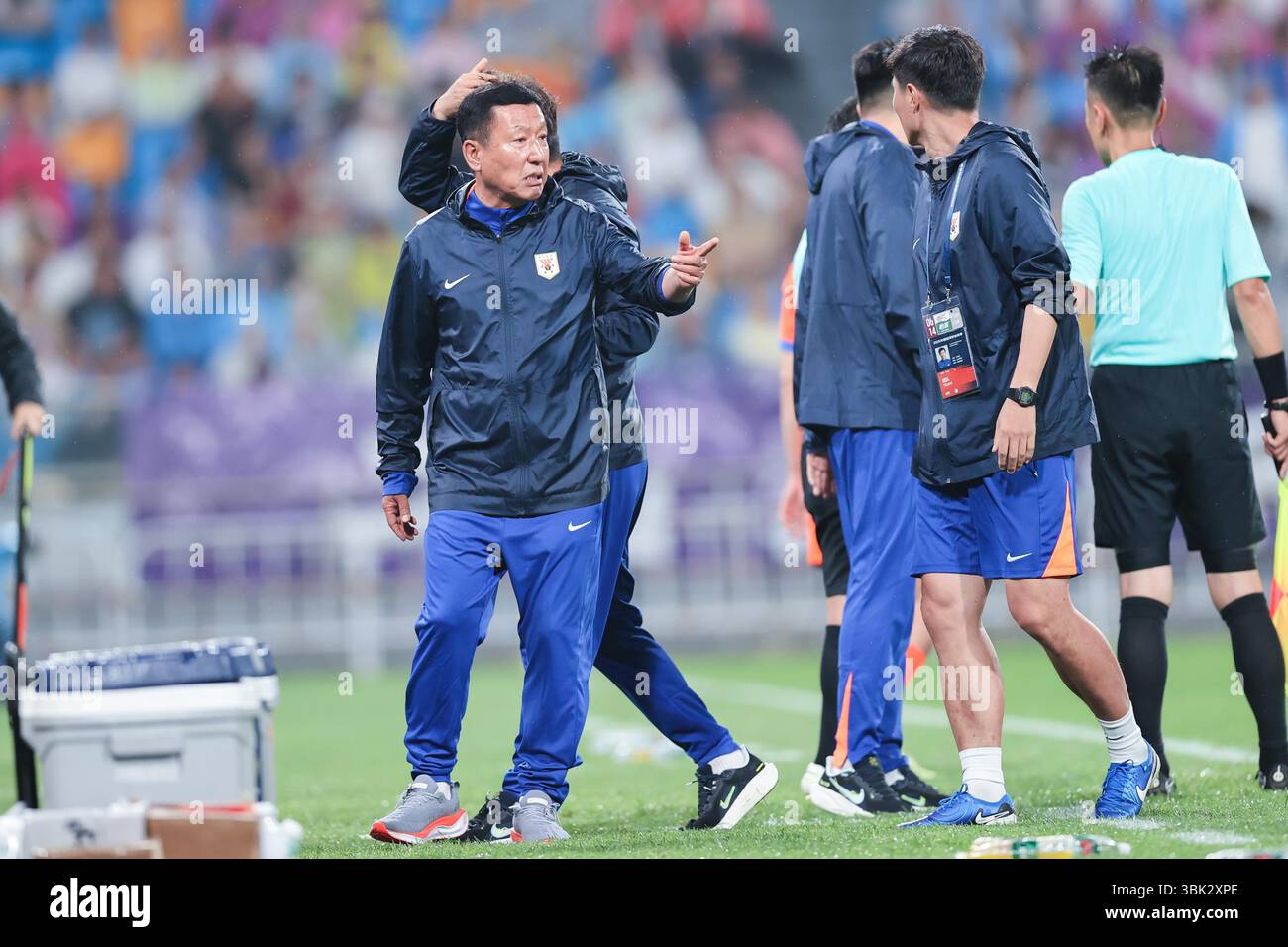 Tianjin Jinmen Tiger Football Club defeated Shandong Taishan Football ...