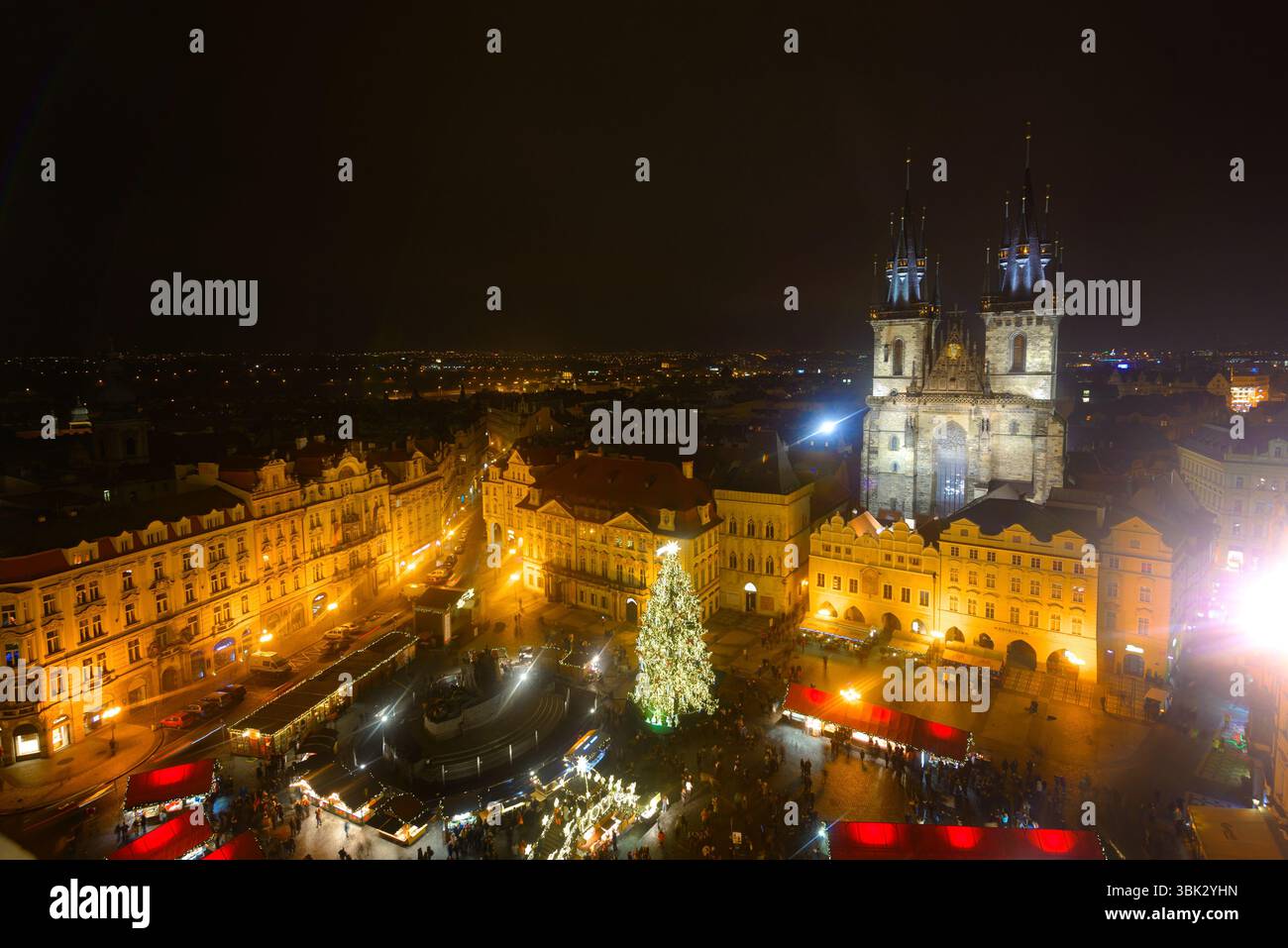 Beautiful aerial view prague main hi-res stock photography and images ...