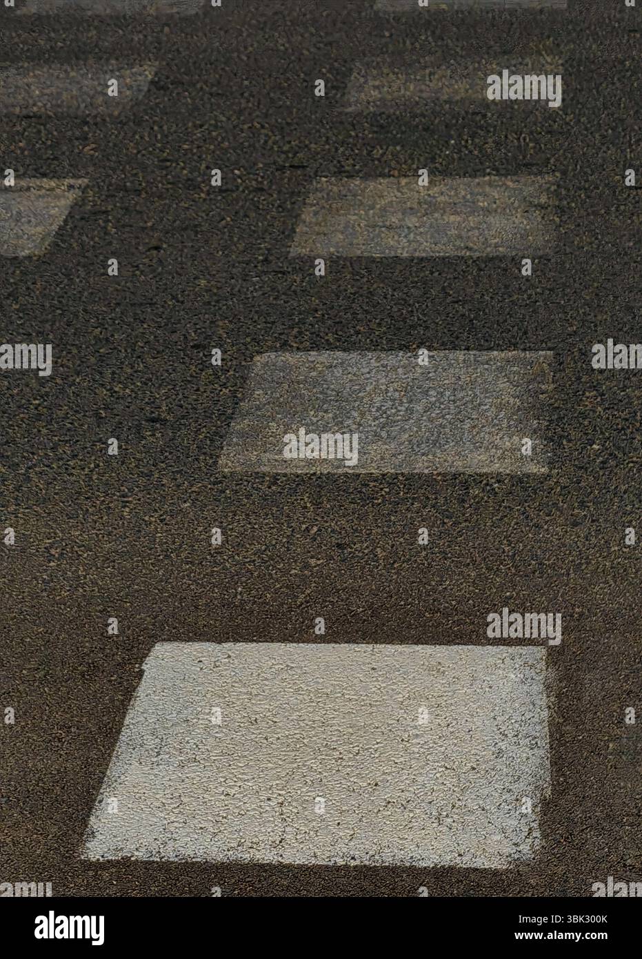 White Square Markings on Asphalt – Urban Street Pattern and Texture ...