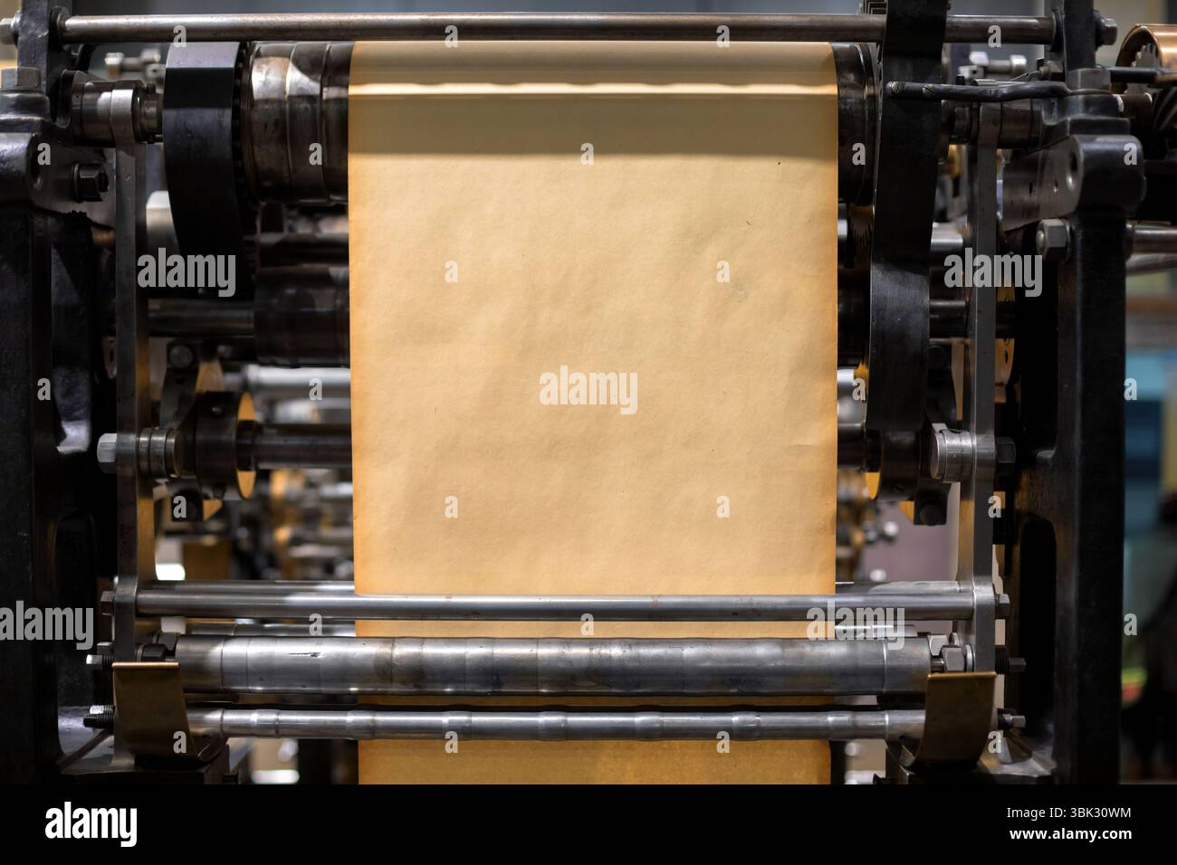 Old printing machine hi-res stock photography and images - Alamy