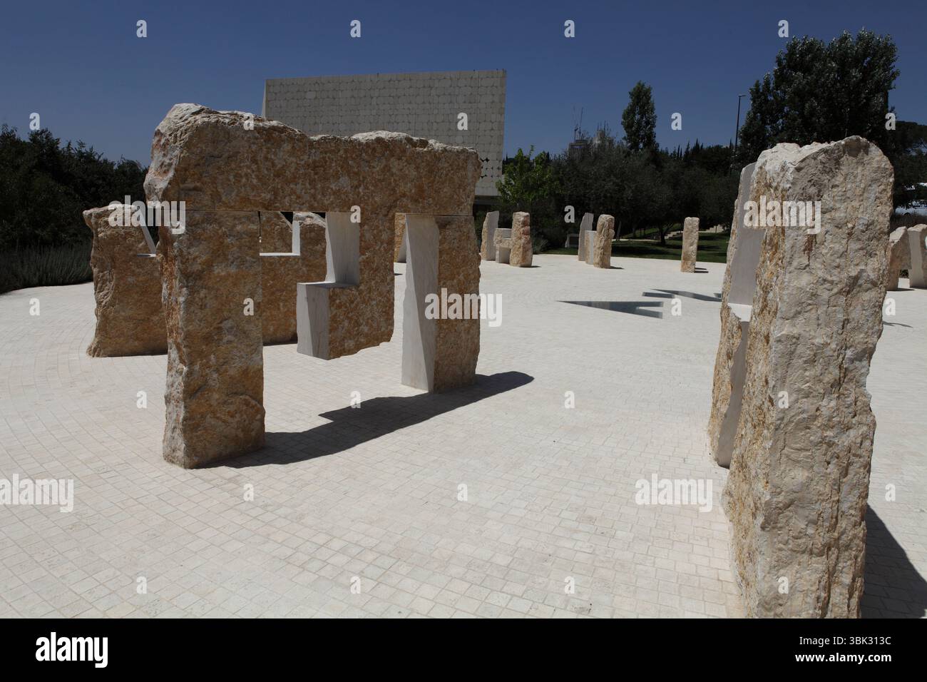 Letters of Light, a Micha Ullman sculpture, the National Library of ...