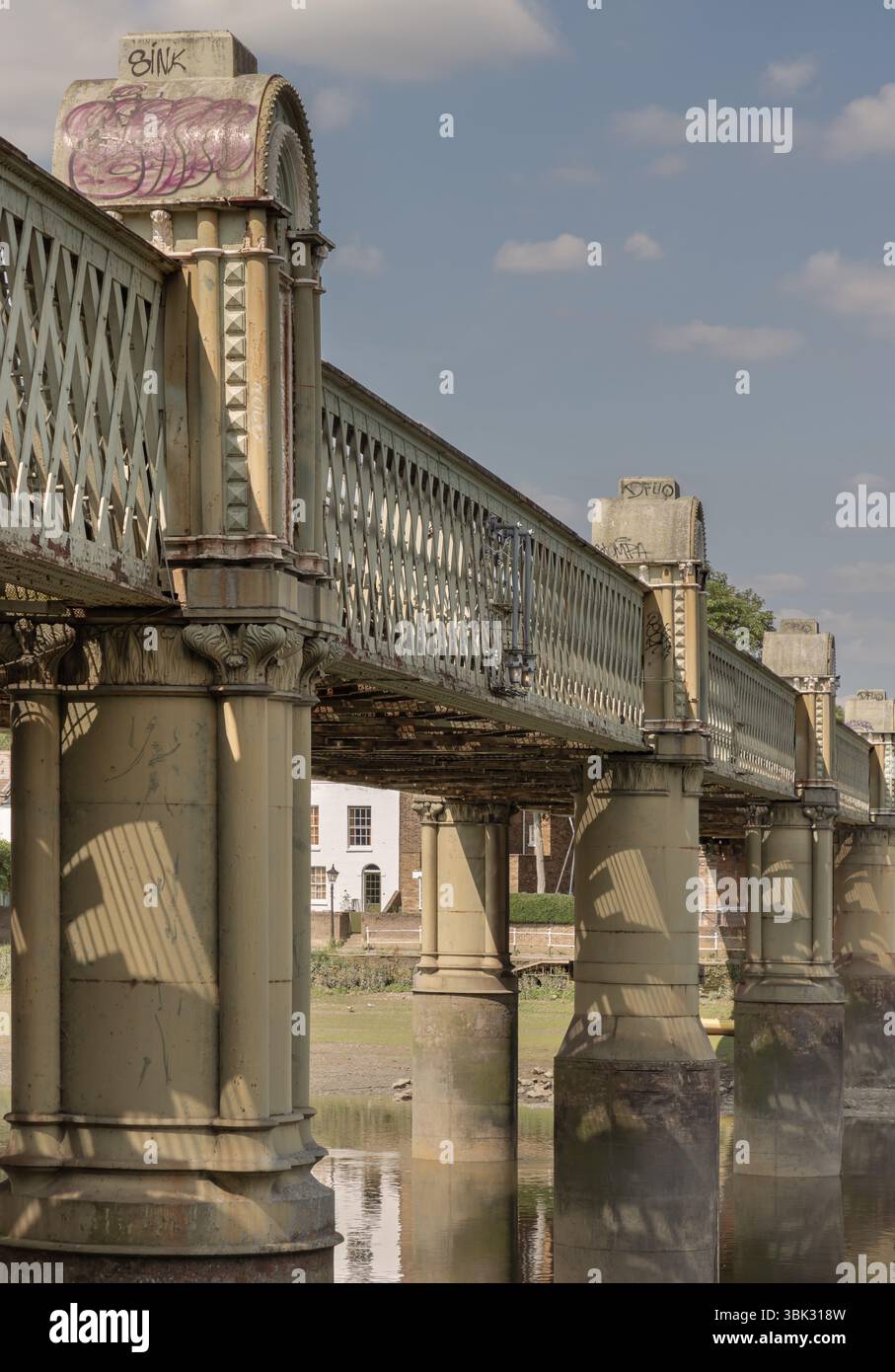 London, UK - Jun 16, 2025 - Architectural splendour of Kew Railway ...