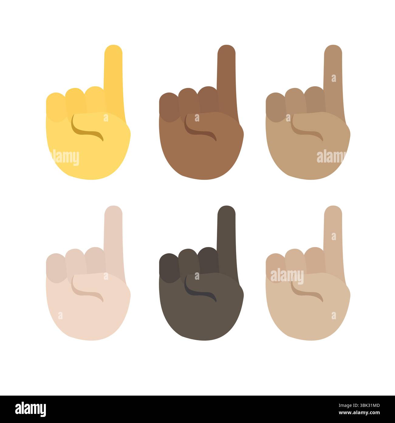 finger pointing up emoji symbol sign icon vector illustration Stock ...
