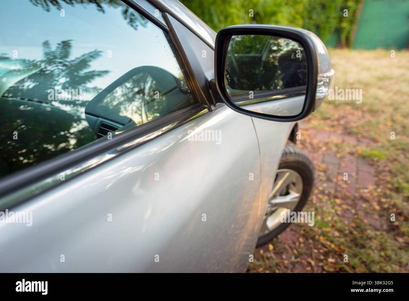 Red triangle of a car on the road hi-res stock photography and images ...