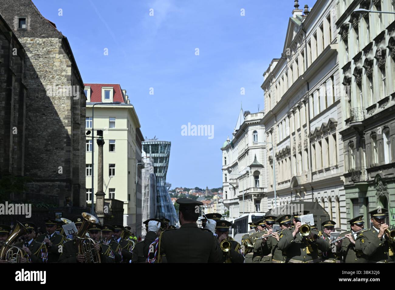 Prague, Czech Republic. 18th June, 2025. A memorial service to ...