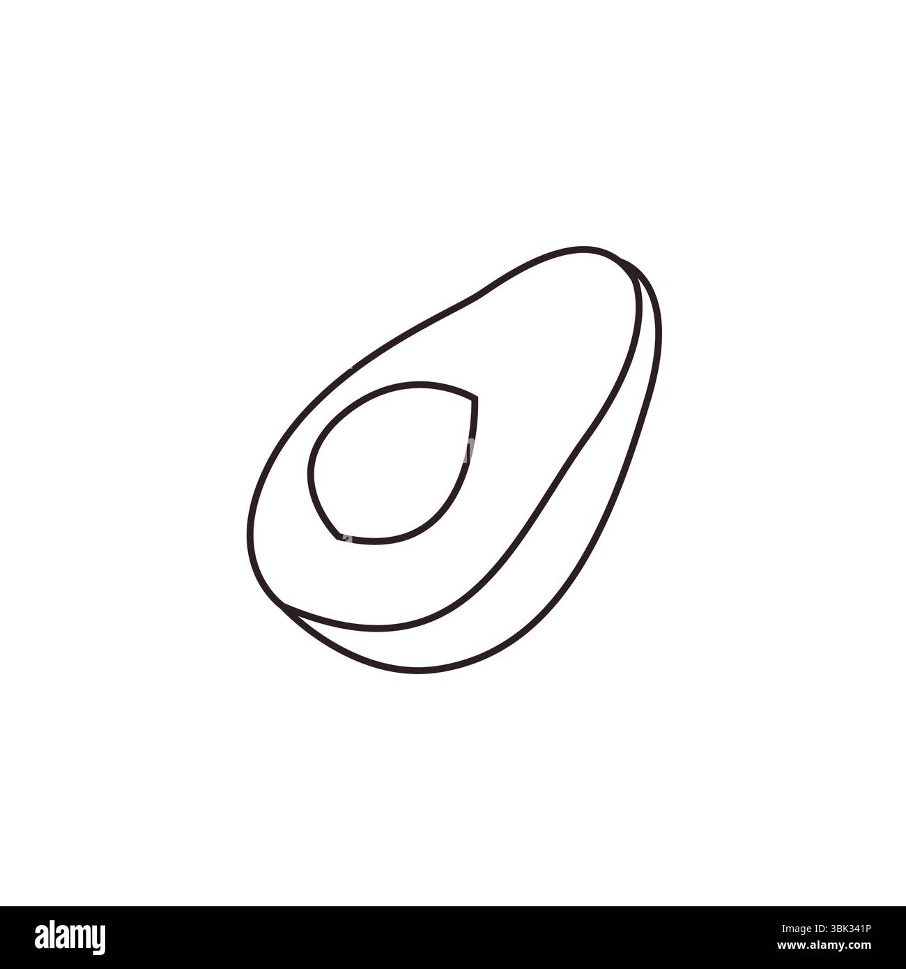 avocado emoji symbol sign icon vector illustration Stock Vector Image ...