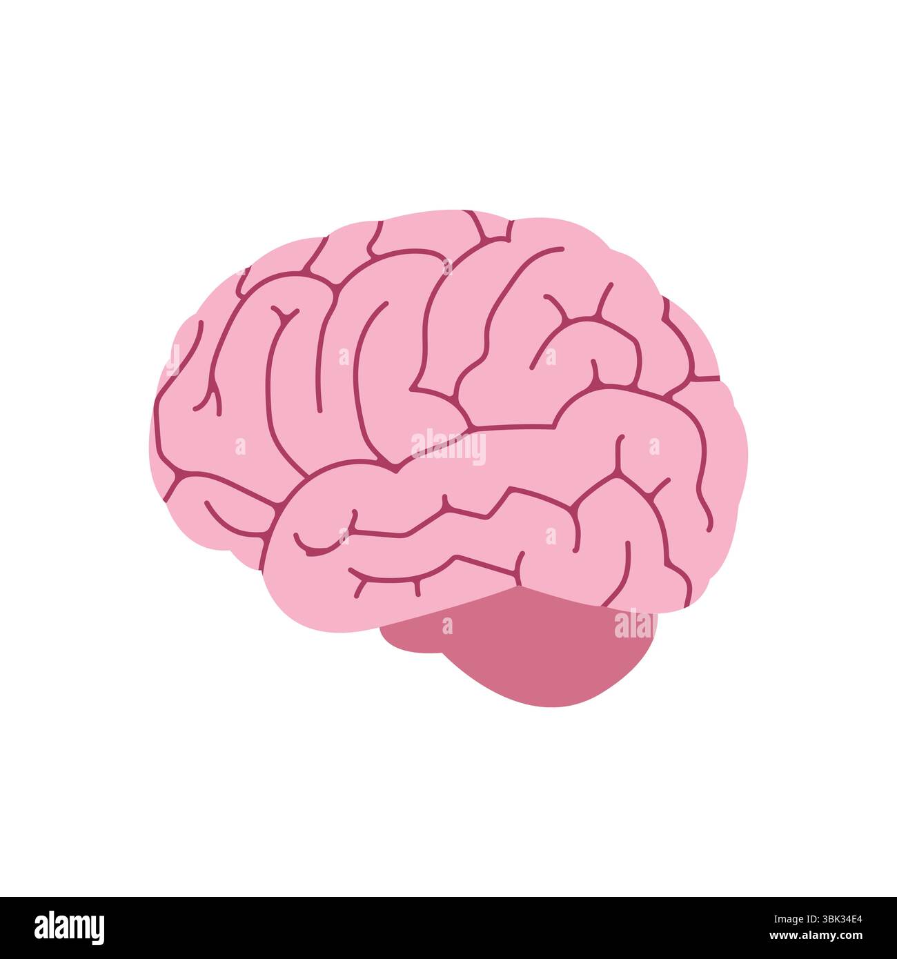 brain emoji symbol sign icon vector illustration Stock Vector Image ...