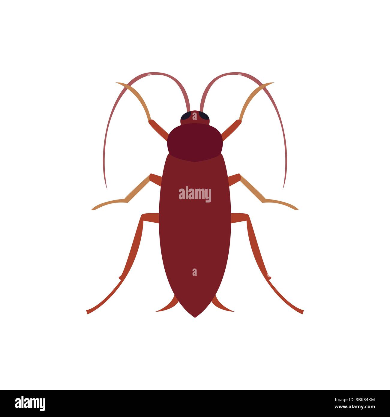 cockroach emoji symbol sign icon vector illustration Stock Vector Image ...