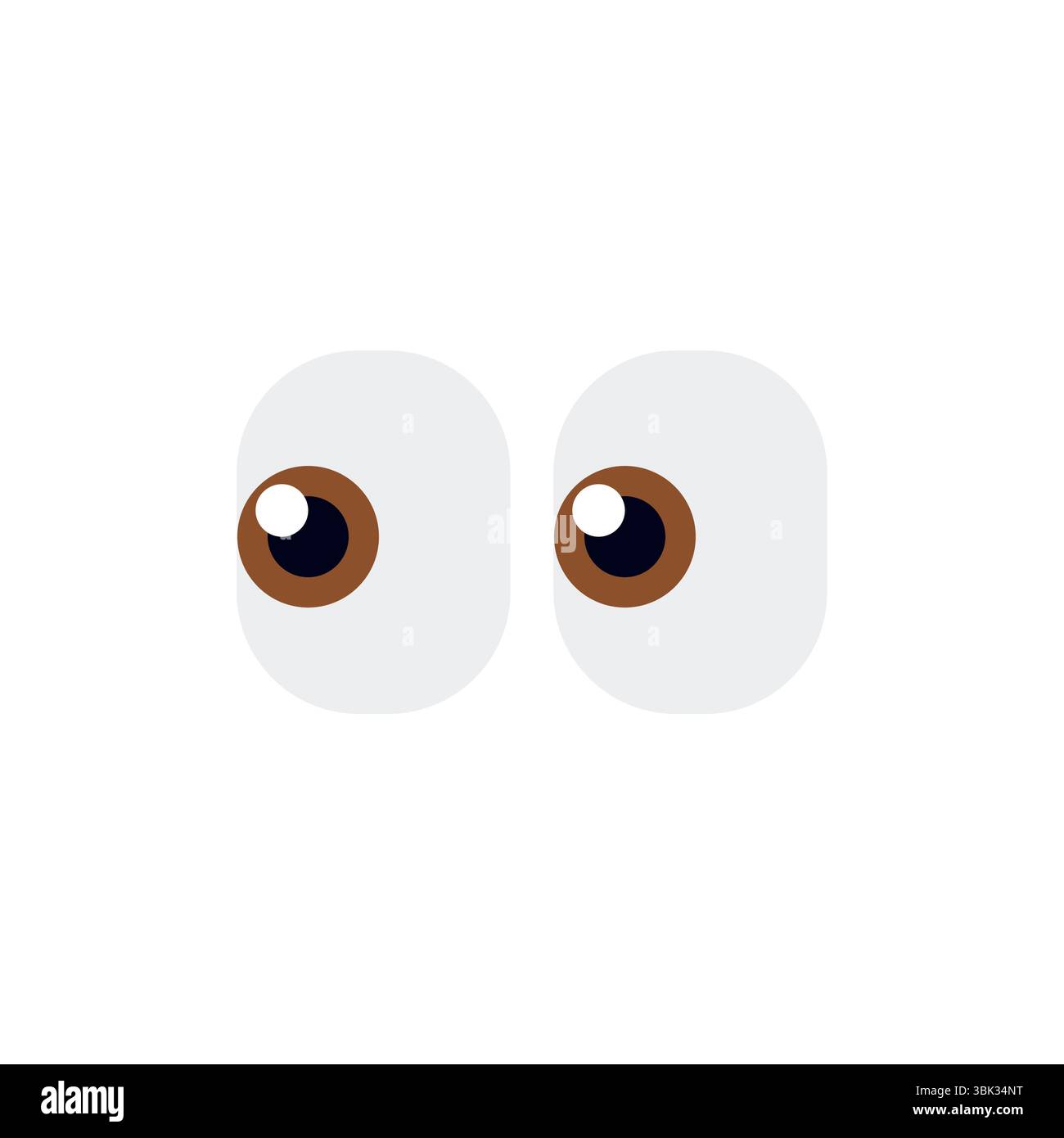 eyes emoji symbol sign icon vector illustration Stock Vector Image ...