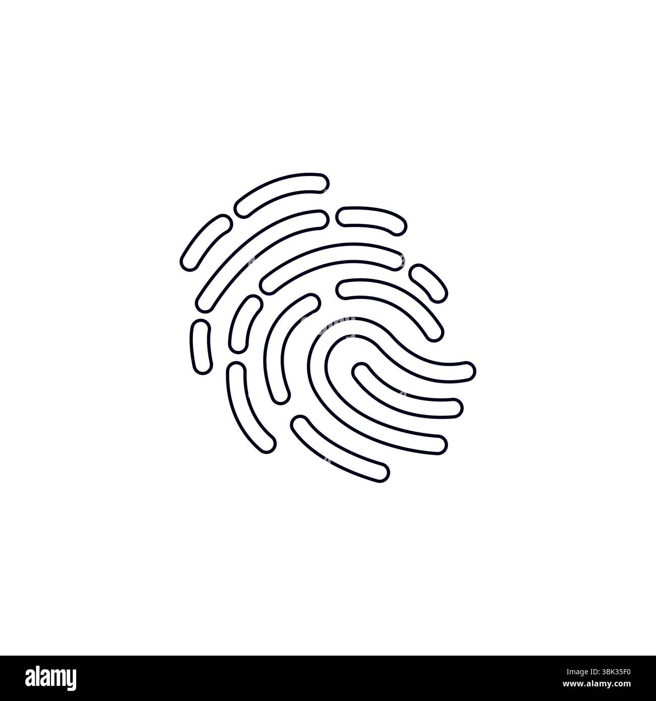 fingerprint emoji symbol sign icon vector illustration Stock Vector ...