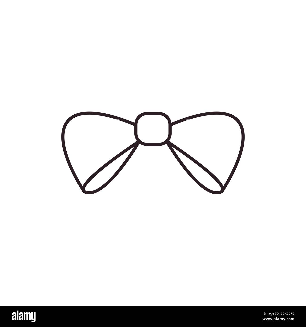 bow ribbon emoji symbol sign icon vector illustration Stock Vector ...