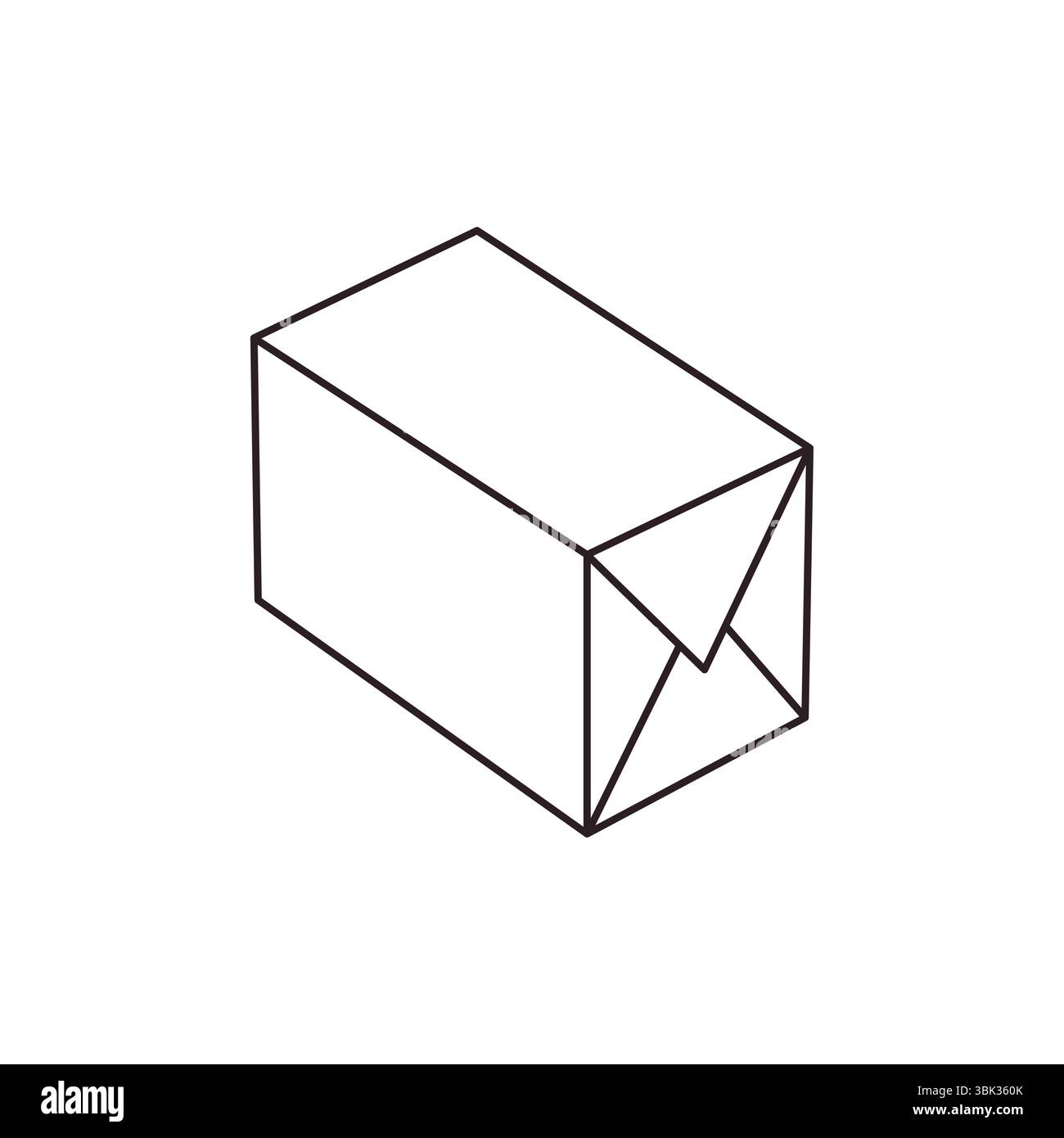 package shipping box emoji symbol sign icon vector illustration Stock ...