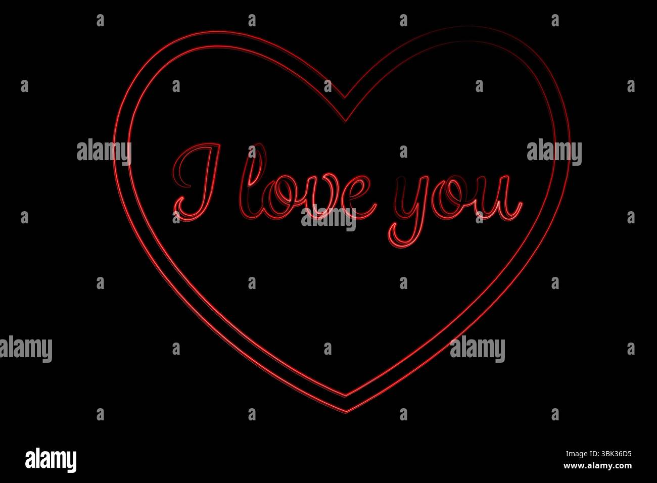 Red cursive signage hi-res stock photography and images - Alamy