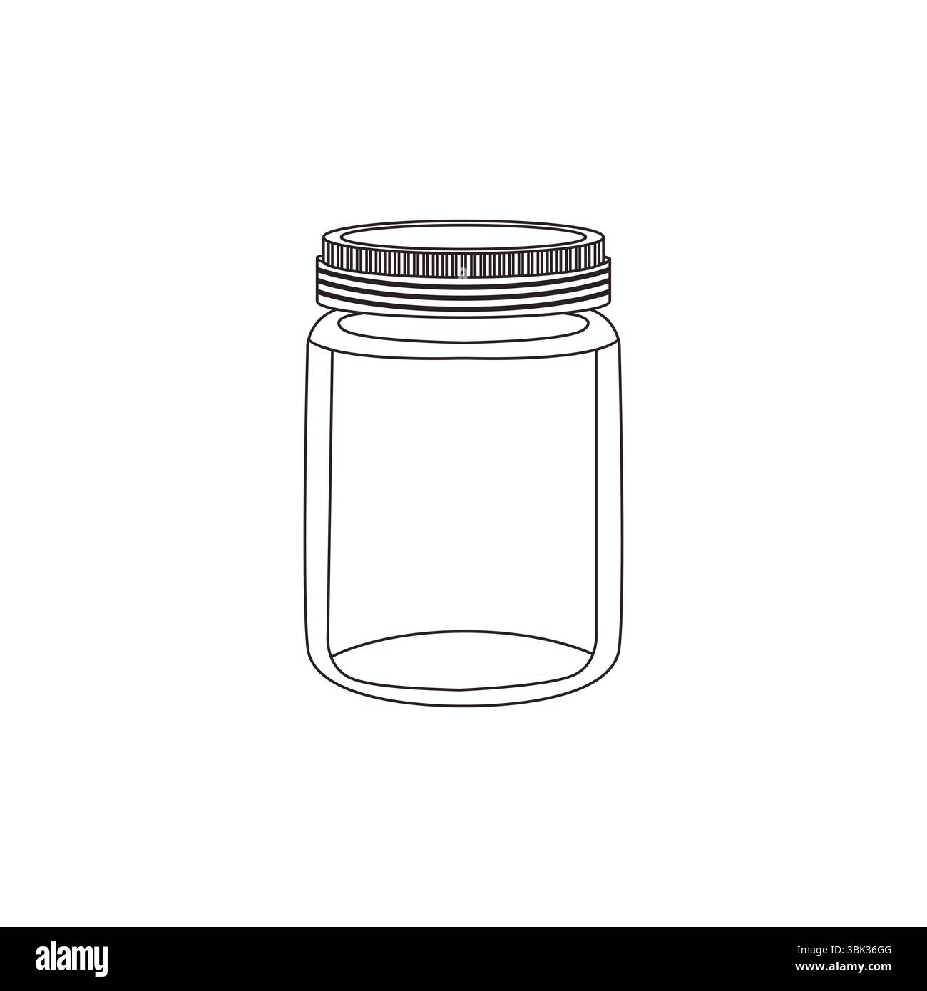glass jar emoji symbol sign icon vector illustration Stock Vector Image ...