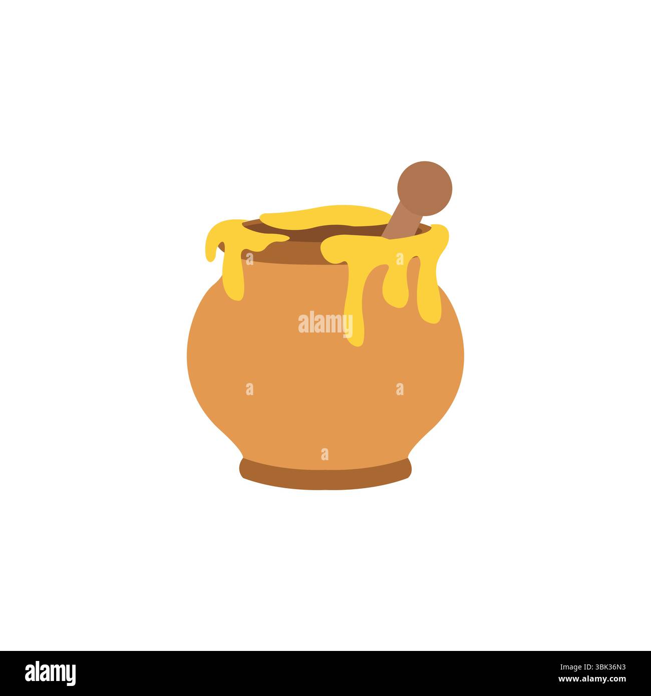 honey jar emoji symbol sign icon vector illustration Stock Vector Image ...