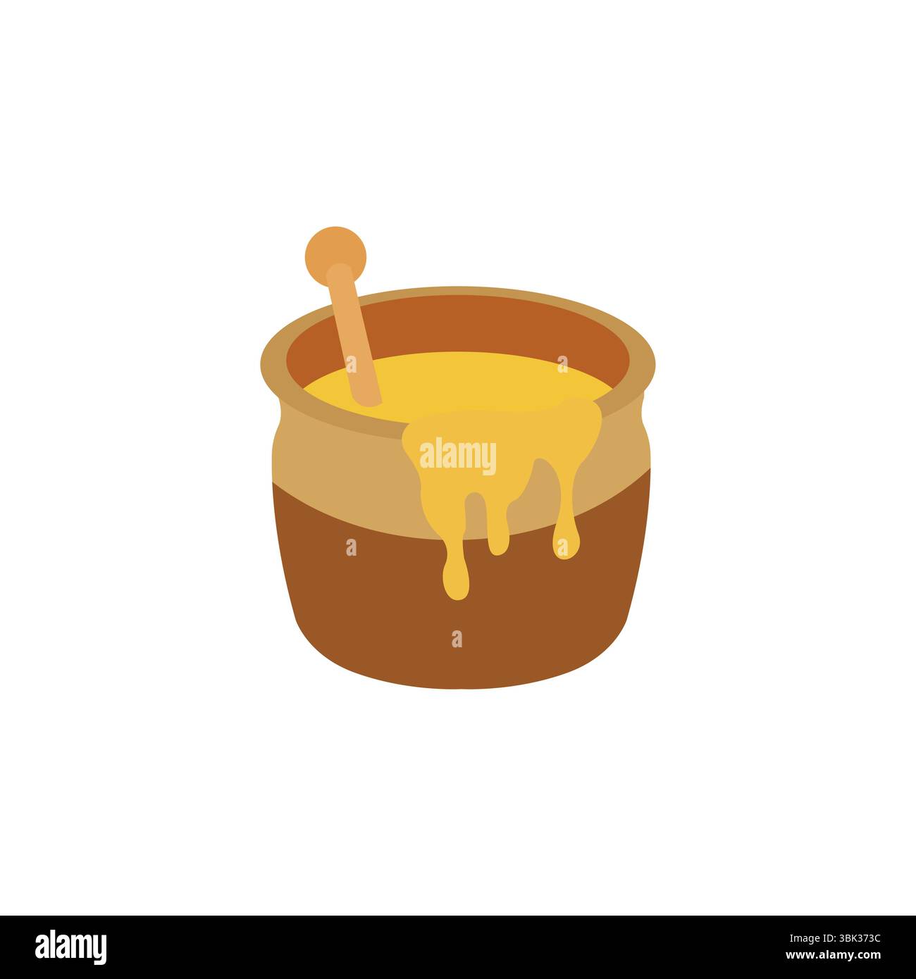 honey jar emoji symbol sign icon vector illustration Stock Vector Image ...