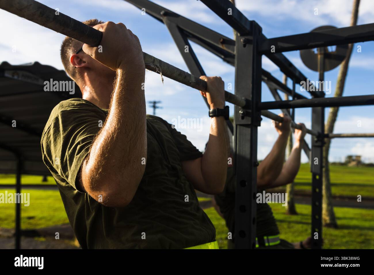 U.S. Marine Corps Sgt. Bennett Waters, amorer, headquarters company ...